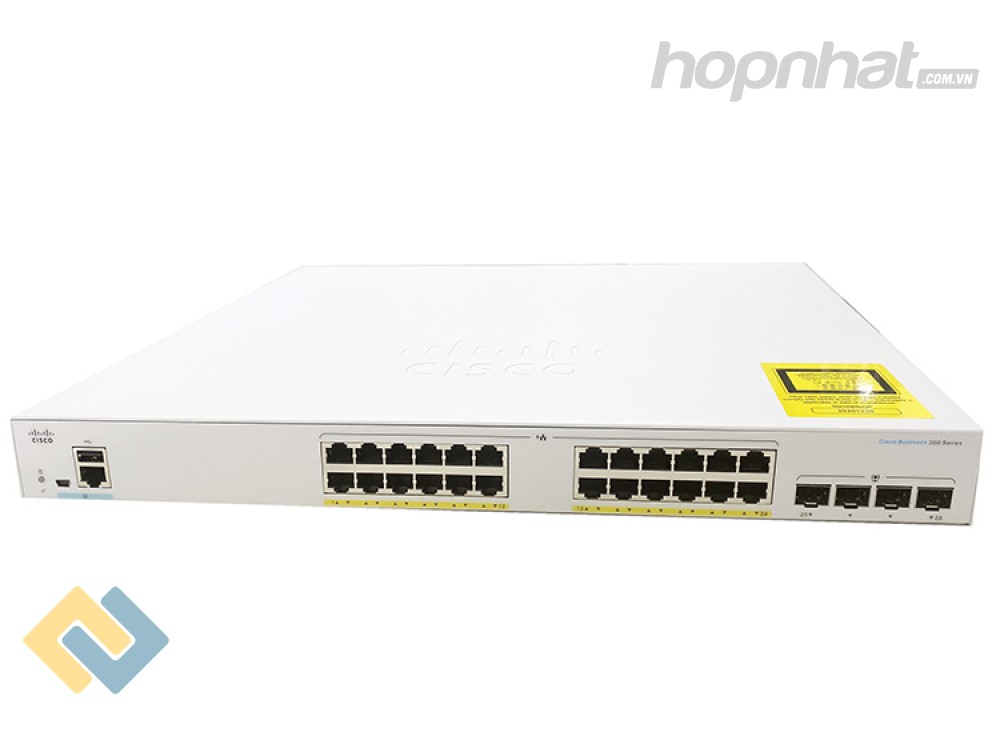 Cisco CBS350-24FP-4G-EU CBS350 Series 24x10/100/1000 ports full PoE+