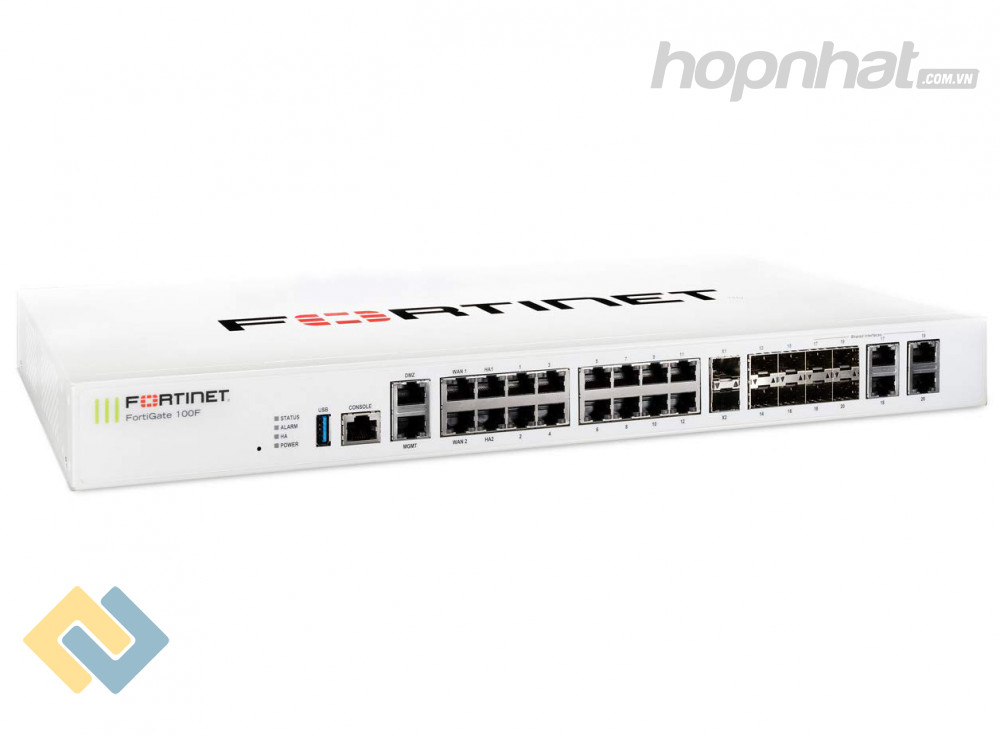 Fortinet FortiGate 100F - báo giá phân phối firewall Fortinet FortiGate ...