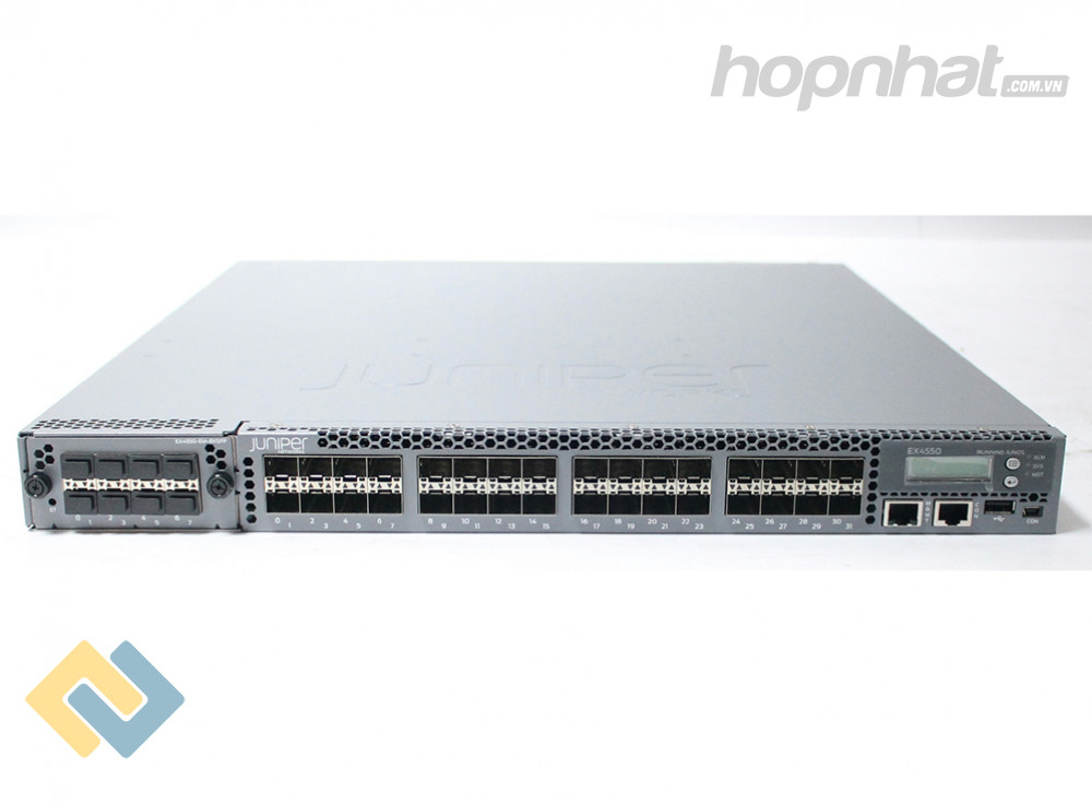 EX4550-32F-AFO Switch Juniper EX4550 32 Port 1/10GbE SFP+, 650WAC PS