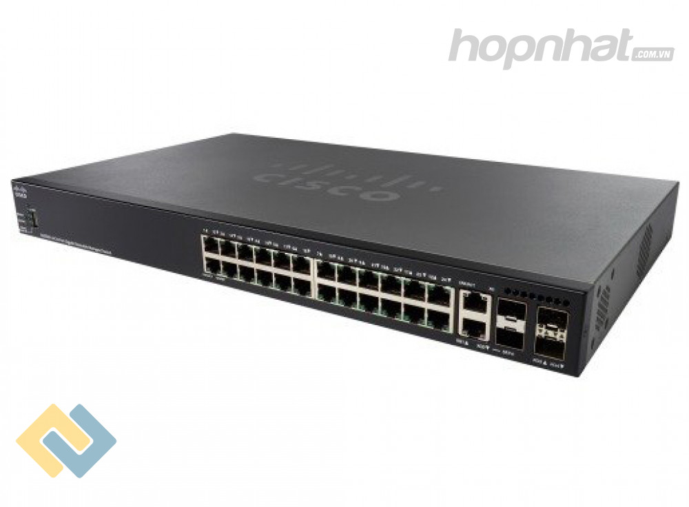Cisco SG350X-24P 24-port Gigabit POE Stackable Switch - Switch Cisco ...