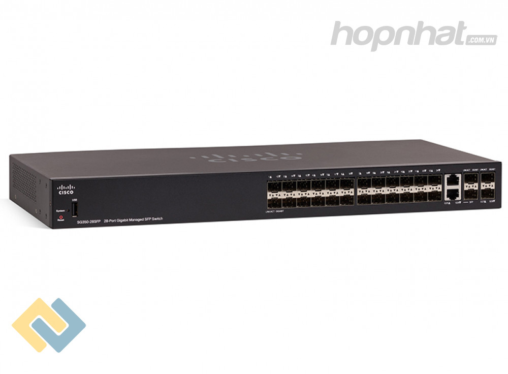 Cisco SG350-28SFP 28-port Gigabit Managed SFP Switch - Switch Cisco ...